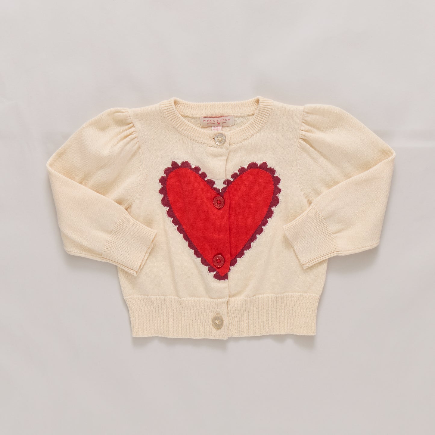 Constance Sweater, Scalloped Heart – Little Bird Denver