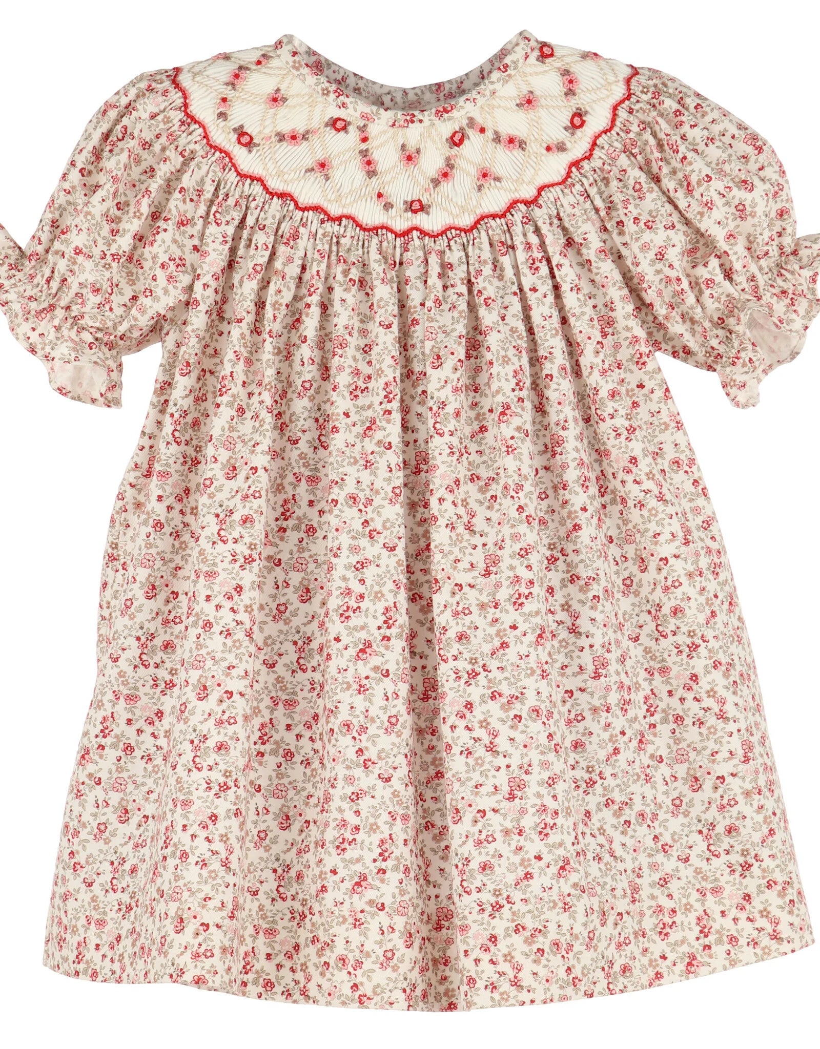 Mulberry Floral Bishop, Red – Little Bird Denver